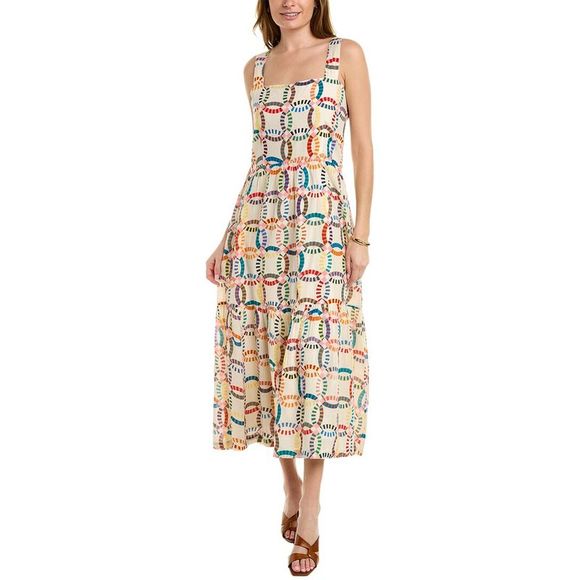 Pink Chicken | Dresses | Pink Chicken Womens Sierra Midi Dress White ...